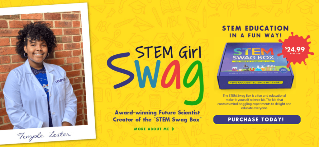 Temple Lester | STEM Advocate | STEM Girl Swag